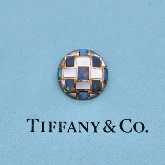 Tiffany & Co. | Jewelry | Rare Vintage Tiffany Co Weaving Pendant 8k ...